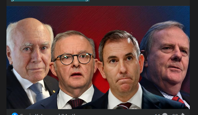 John Howard, Peter Costello lash Anthony Albanese and Jim Chalmers ...